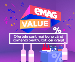 eMAG Value, 05 – 30 aprilie – vindee.ro